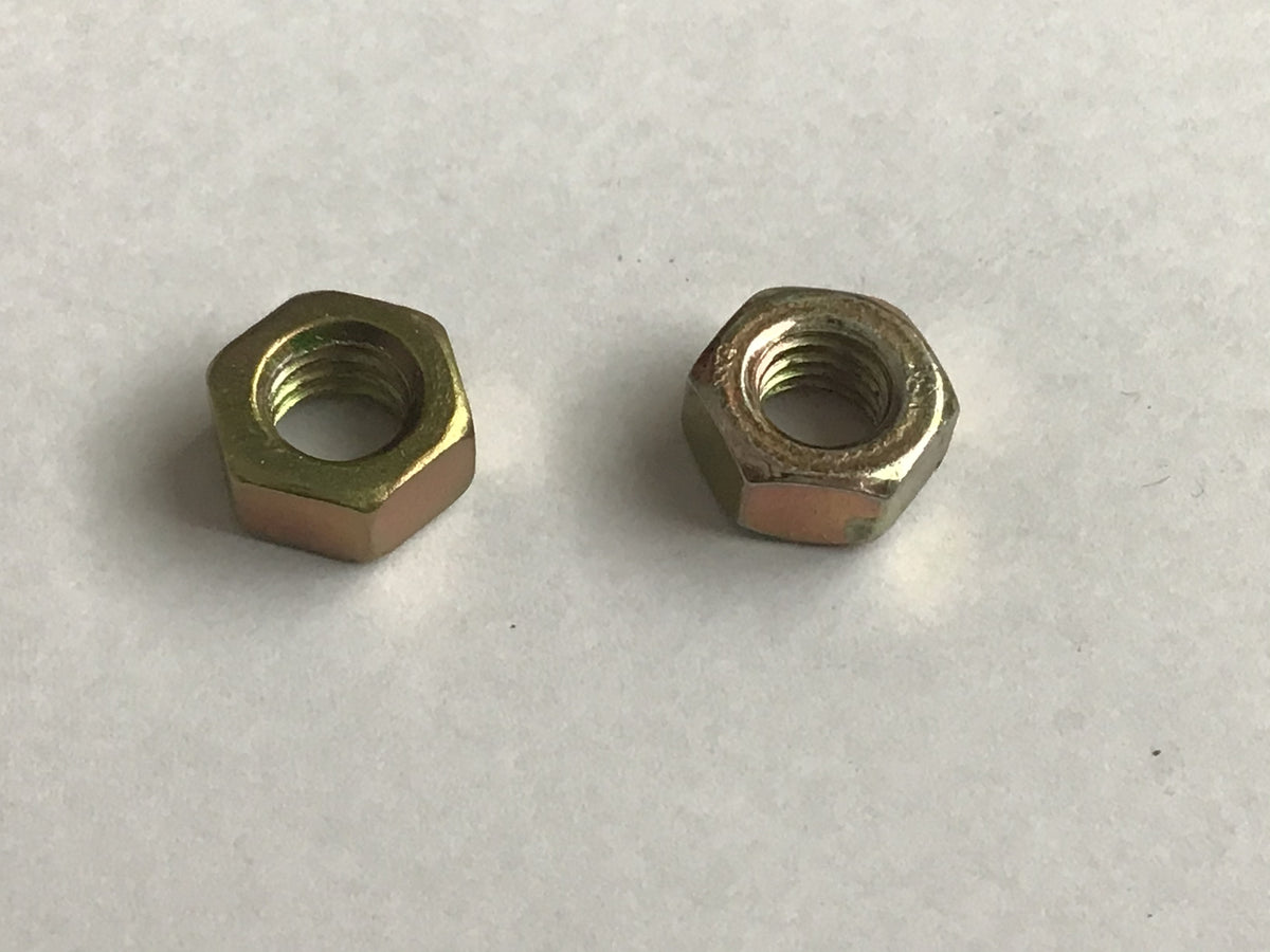 Mercedes W112, W109 and W100 Pull Rod Lock Nut Set , 2 pieces, RH thre ...